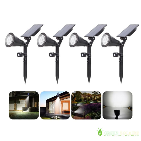 Spot Solaire à Planter Extérieur Autonome pour Jardin